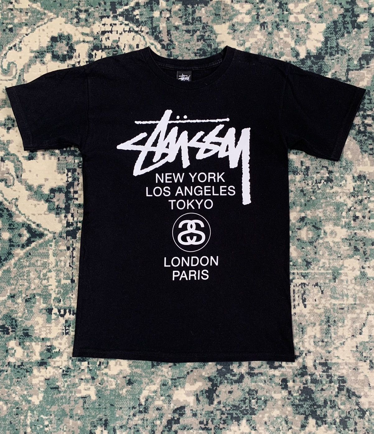 Streetwear × Stussy × Supreme Stussy World Tour Tee | Grailed