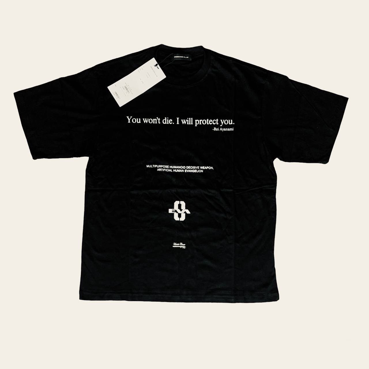 Undercover Undercover x Evangelion Black Tee | Grailed