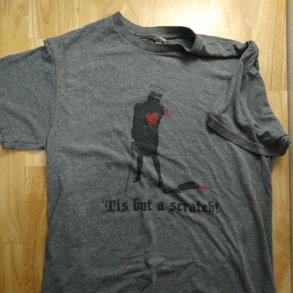 Streetwear × Vintage Vintage Monty Python Tis But A Scratch T-Shirt ...