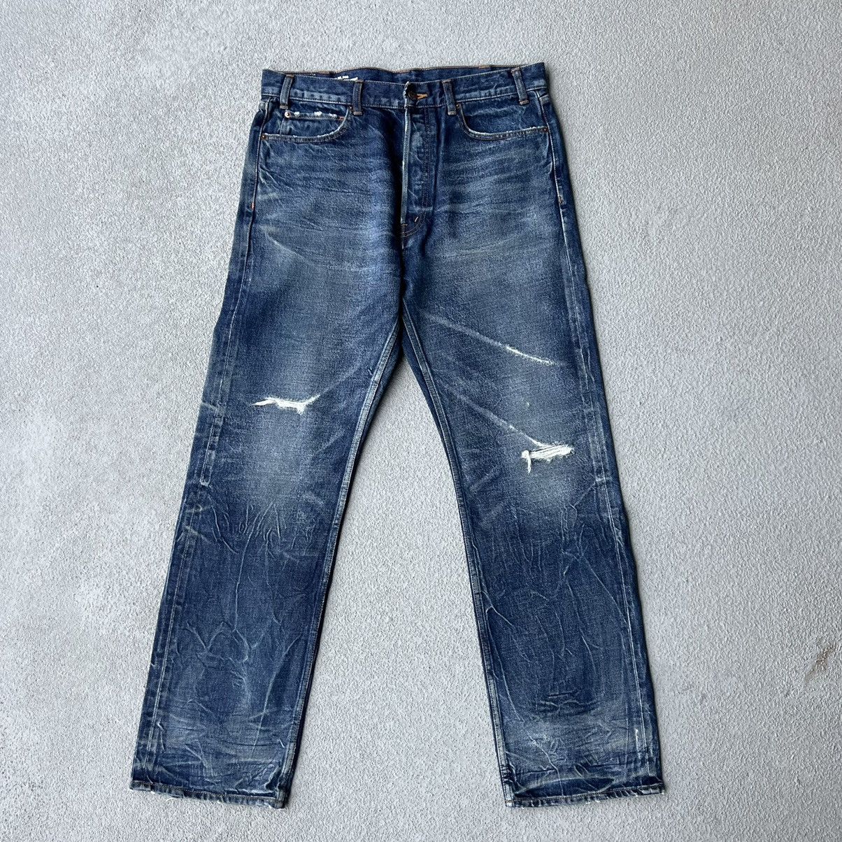 Celine Celine SS21 Moonwash Distressed Denim | Grailed