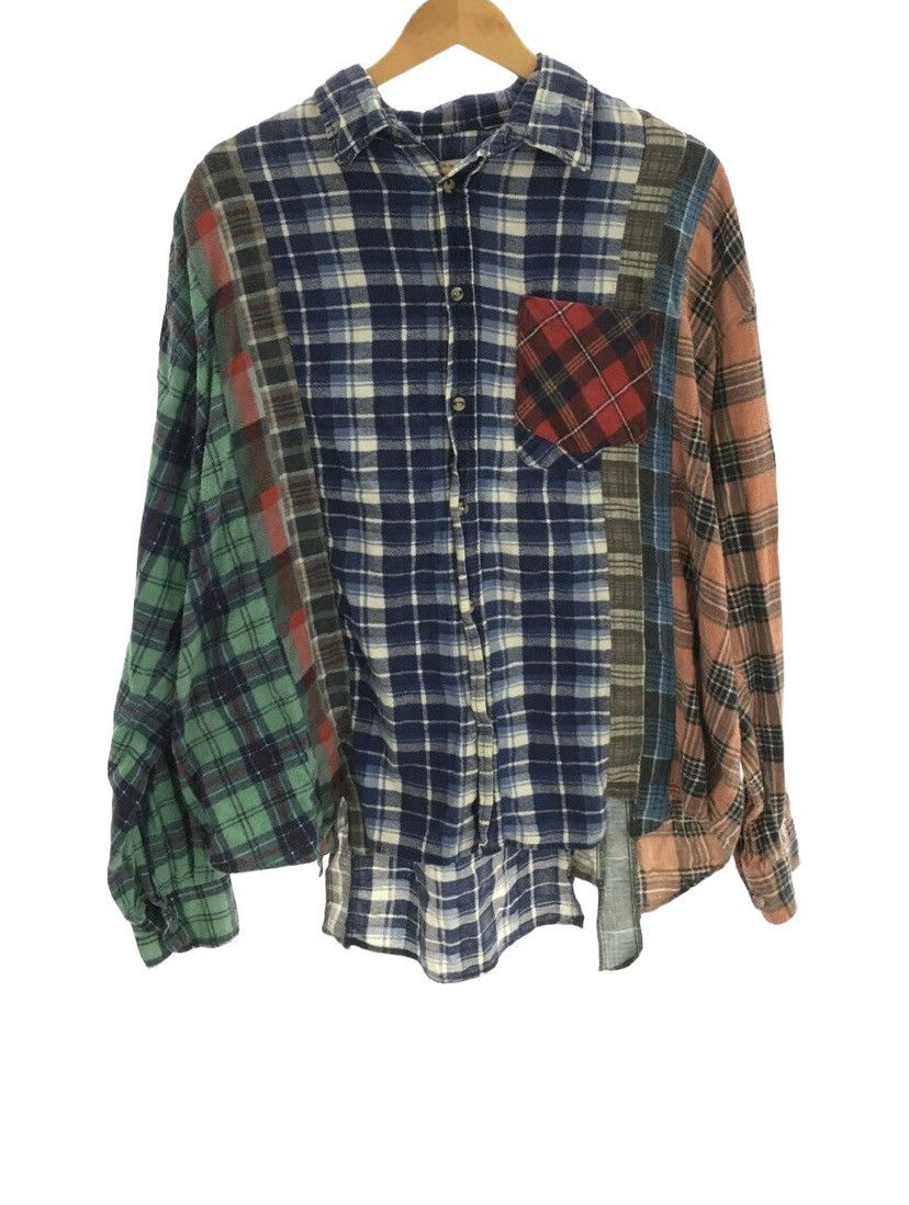 Needles Needles Rebuild 7 cut flannel | Grailed