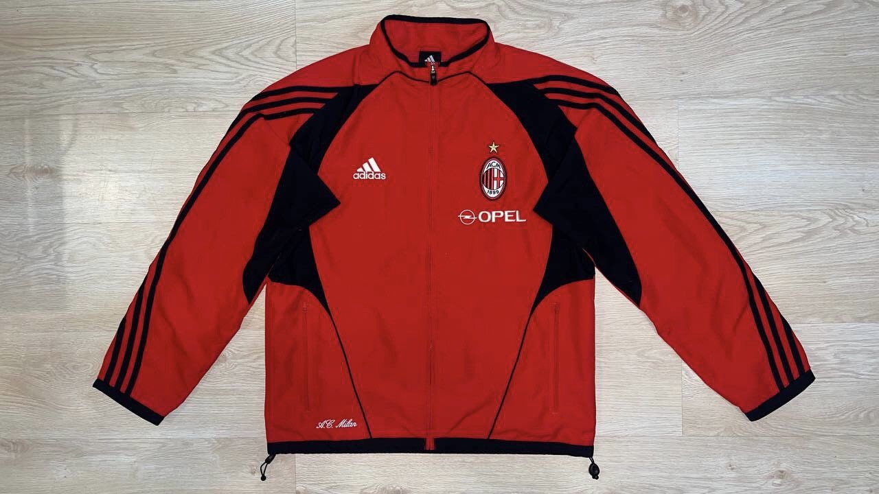 Adidas × Vintage AC MILAN ADIDAS 2005/2006 VINTAGE FOOTBALL TRAINING ...