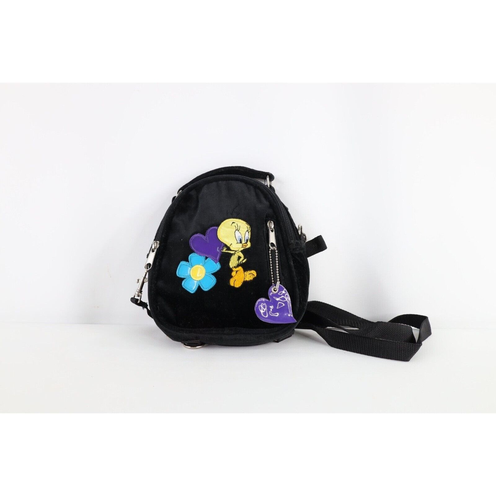Vintage Vintage 90s Looney Tunes Flower Heart Tweety Bird Backpack ...