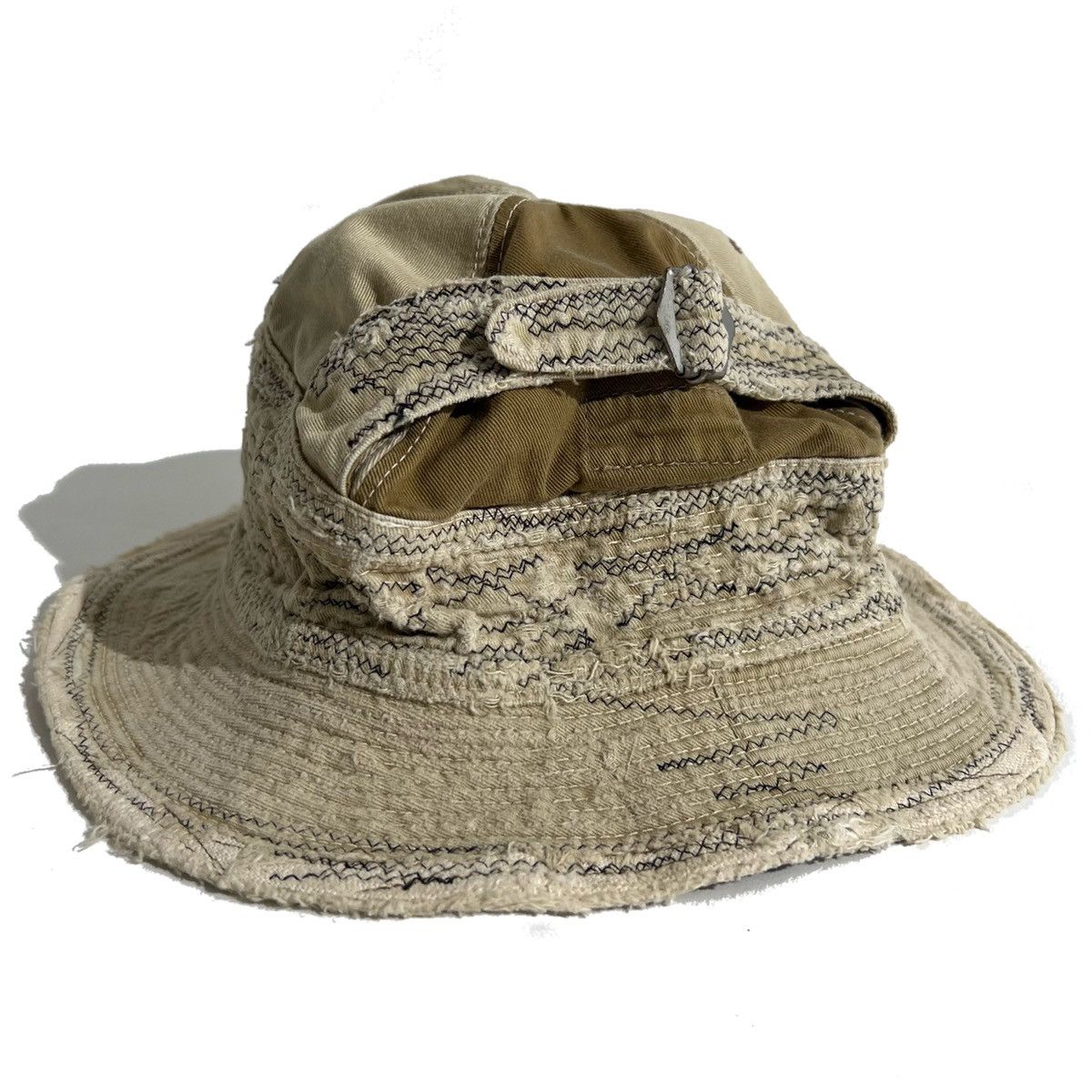 Kapital Kapital Kountry Distressed Denim Boro Hat | Grailed