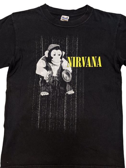 Vintage VTG NIRVANA MONKEY TSHIRT | Grailed