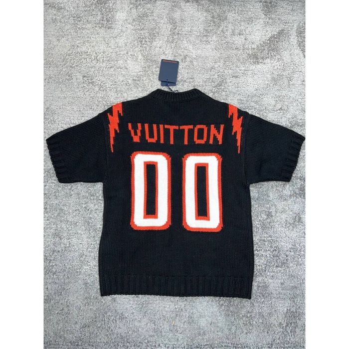 Louis Vuitton Louis Vuitton Chunky Intarsia Football T-Shirt M Medium ...