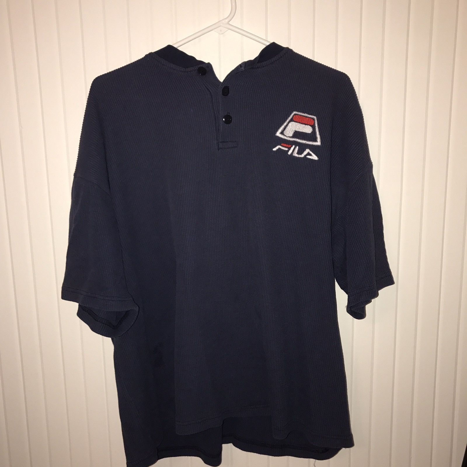 Fila Rare Blue FILA button w label | Grailed