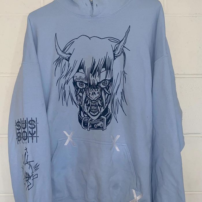LIL PEEP LIL PEEP X SUS BOY LIMITED EDITION GAS HOODIE | Grailed LIL PEEP LIL PEEP X SUS BOY LIMITED EDITION GAS HOODIE | Grailed
