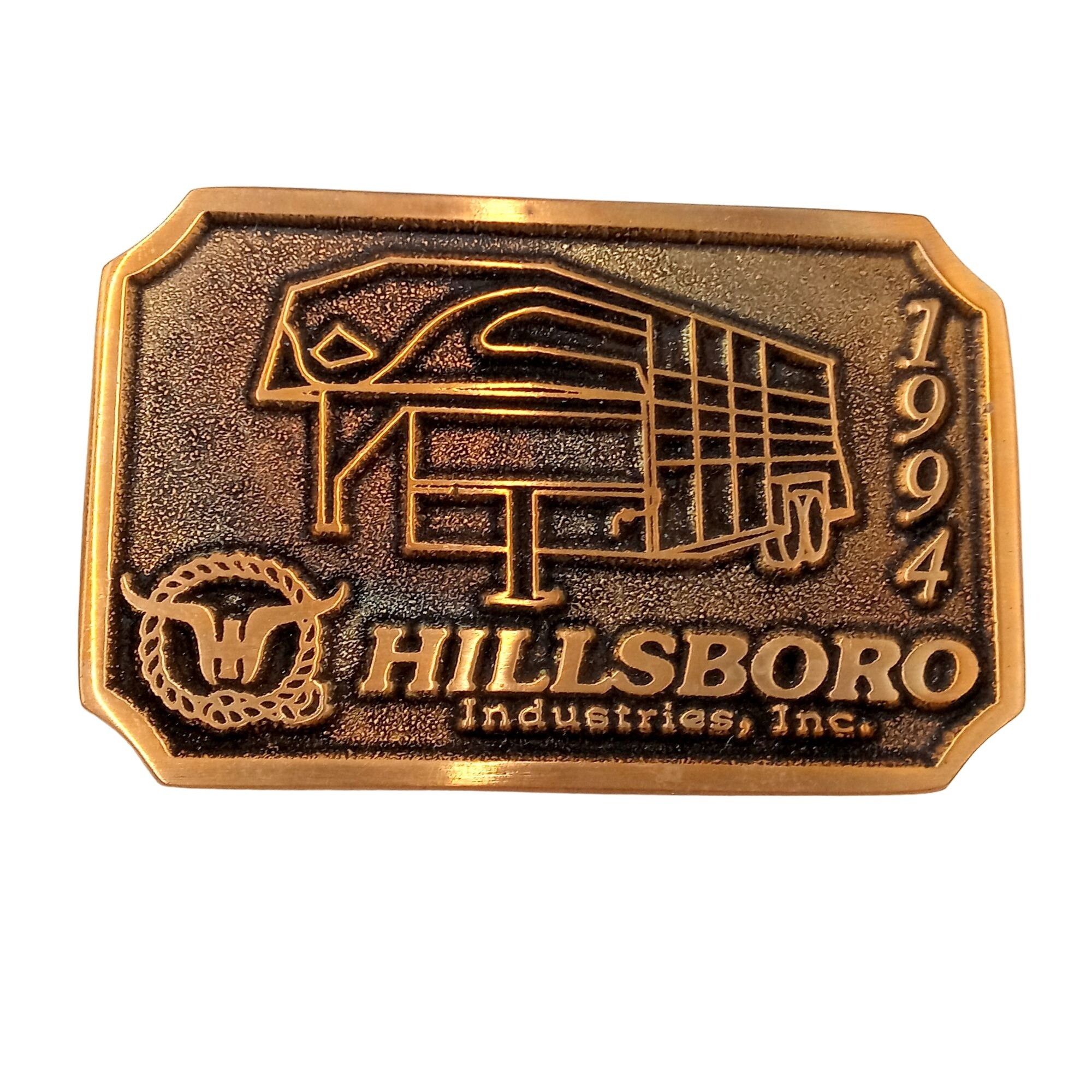 Unkwn Livestock Trailer Belt Buckle Brass 1994 Trucker Cowboy | Grailed