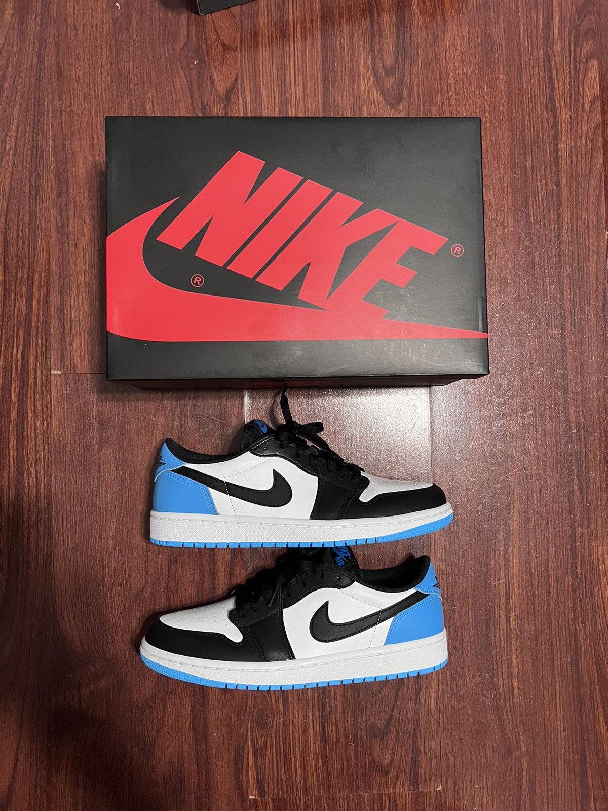 Jordan Brand × Nike Jordan 1 Low OG Powder UNC Blue | Grailed