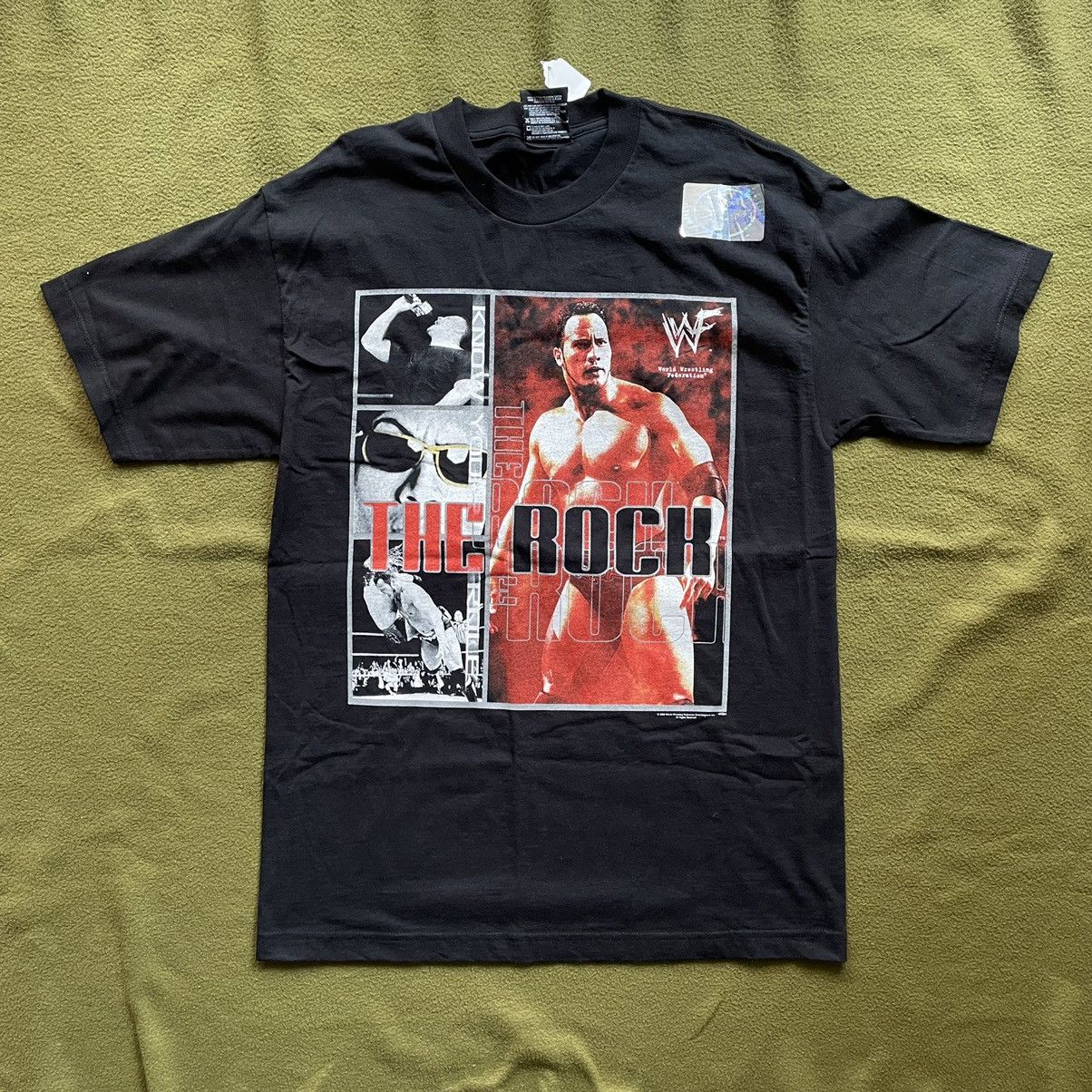 Vintage Vintage WWF The Rock Layeth the Smackdown t-shirt | Grailed