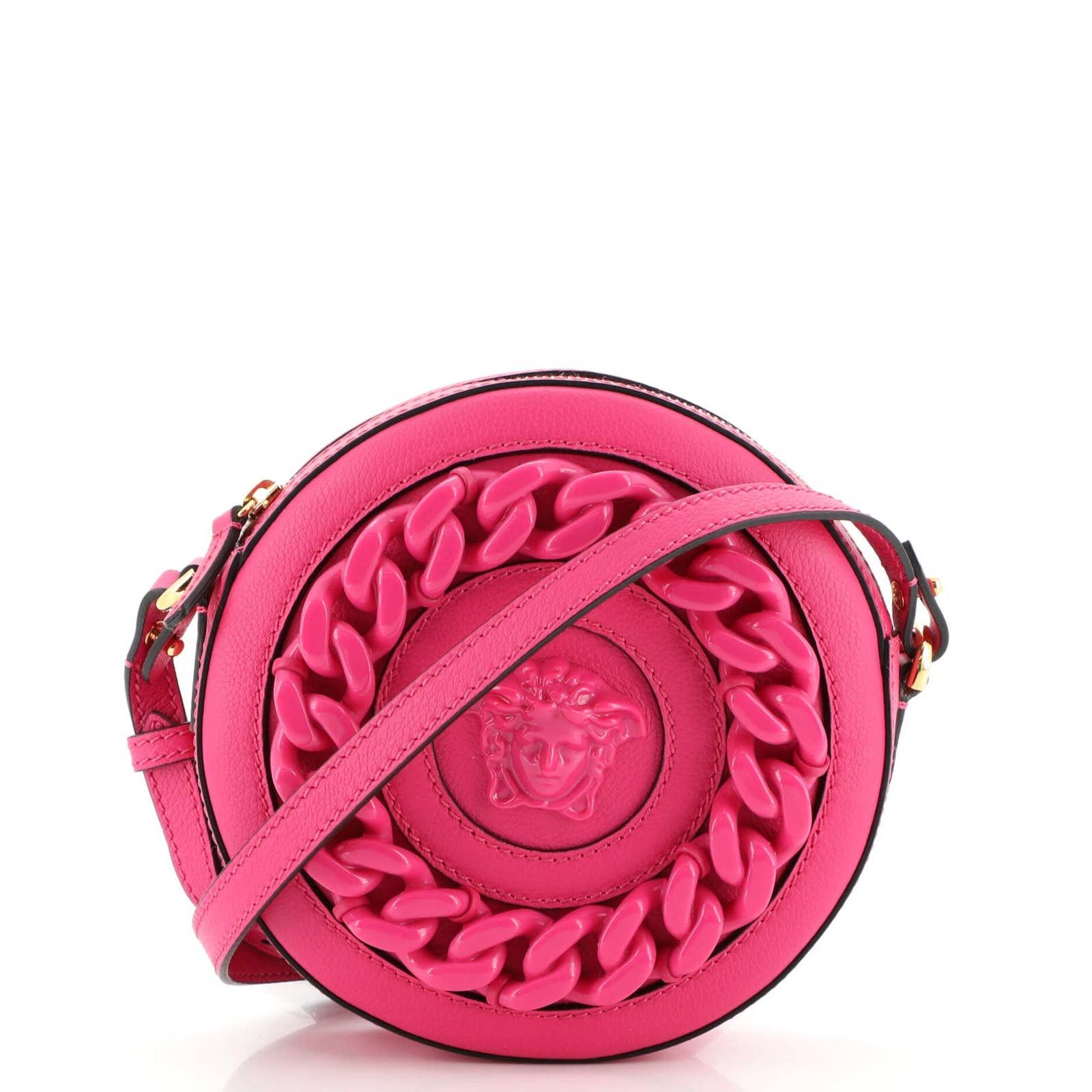 Versace La Medusa Round Camera Bag Leather Small | Grailed