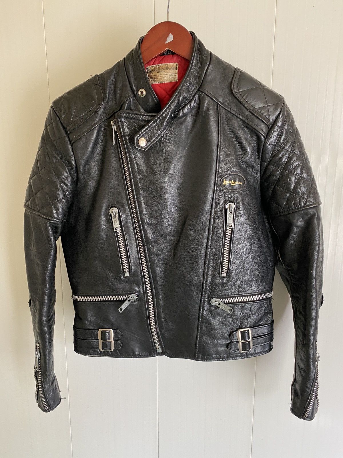 Lewis Leathers × Vintage Rare vintage 1970s Lewis Leathers motorcycle ...