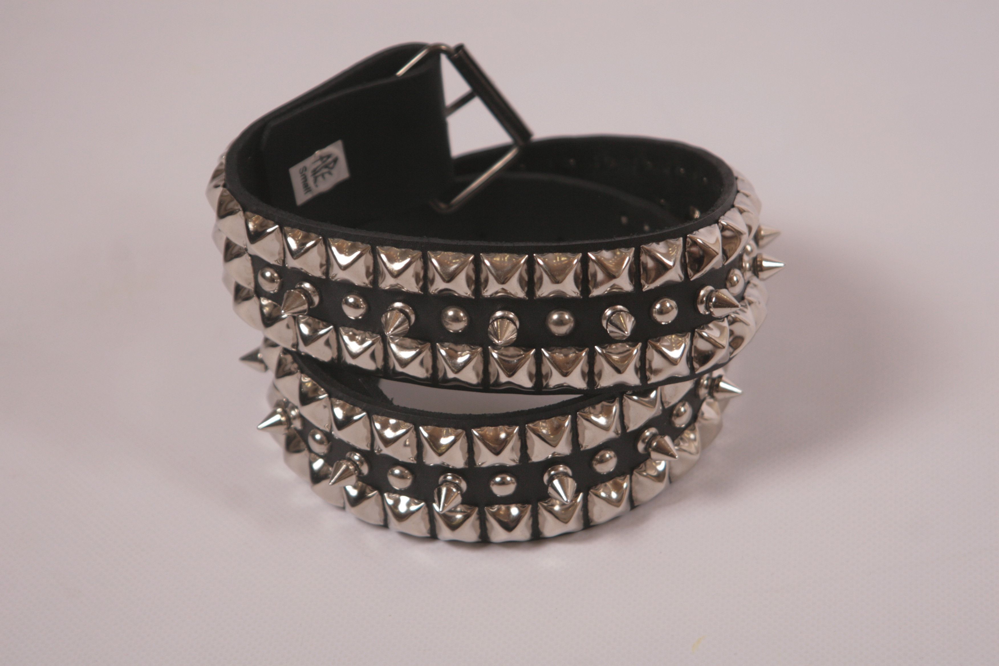 Leather APE Leather Spike Punk Goth Style Belt | Grailed