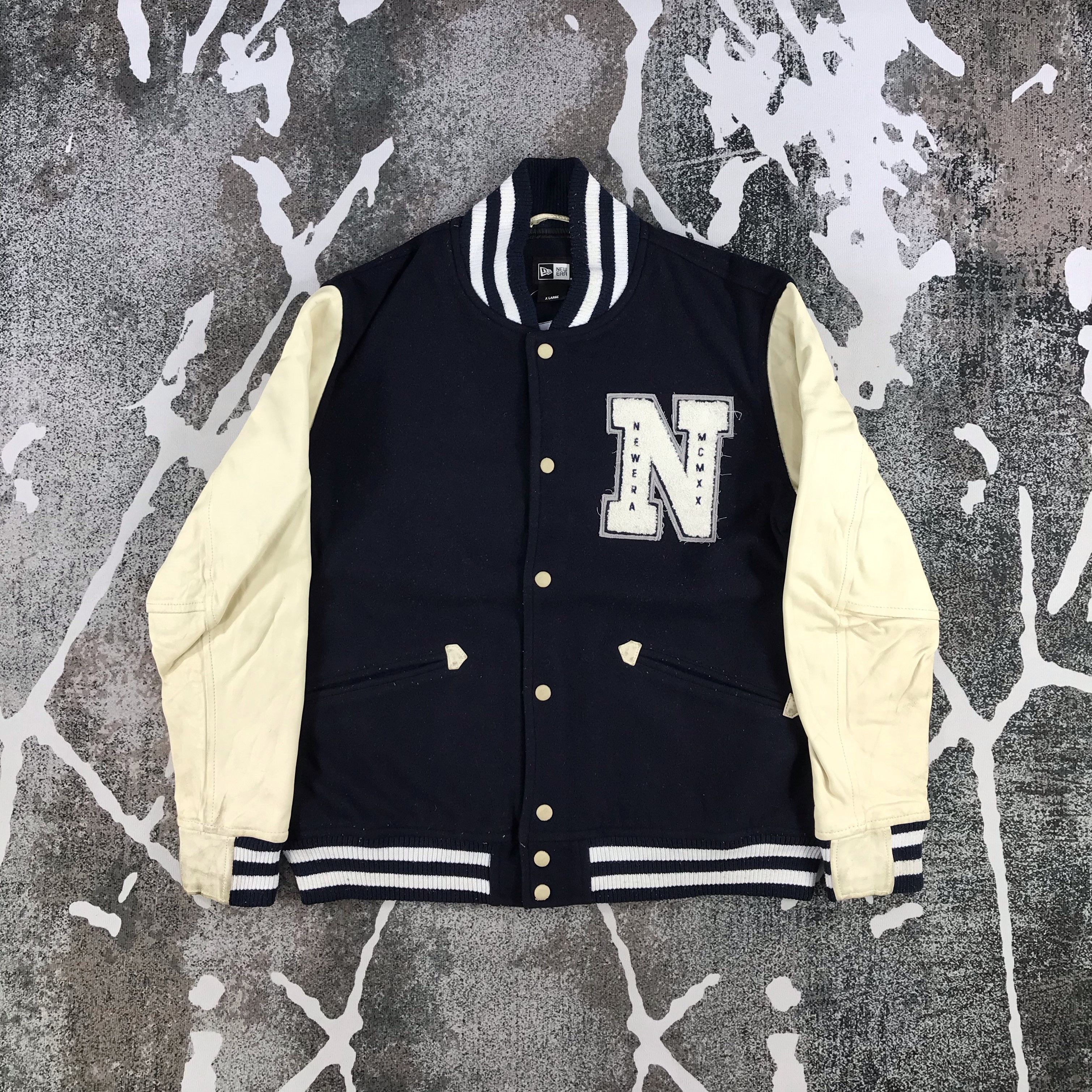 Varsity Jacket × Vintage Vintage New Era Varsity Jacket Letterman ...