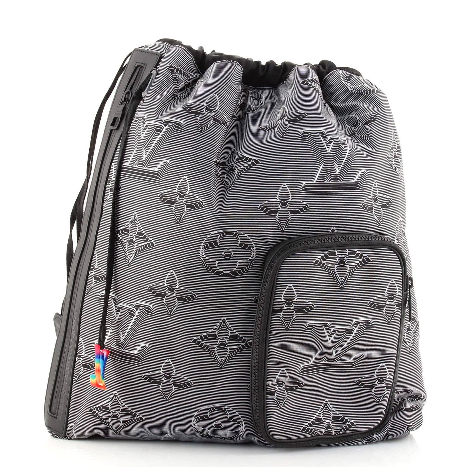 Louis Vuitton Drawstring Backpack Limited Edition 2054 Monogram Textile ...
