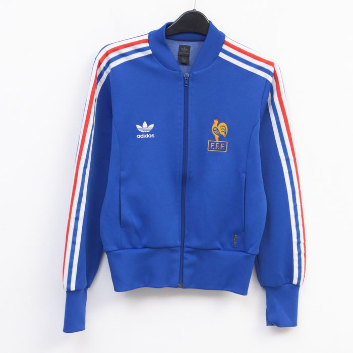Adidas C21 France FFF Women US M Tracksuit Vtg 1974 Jacket Football ...