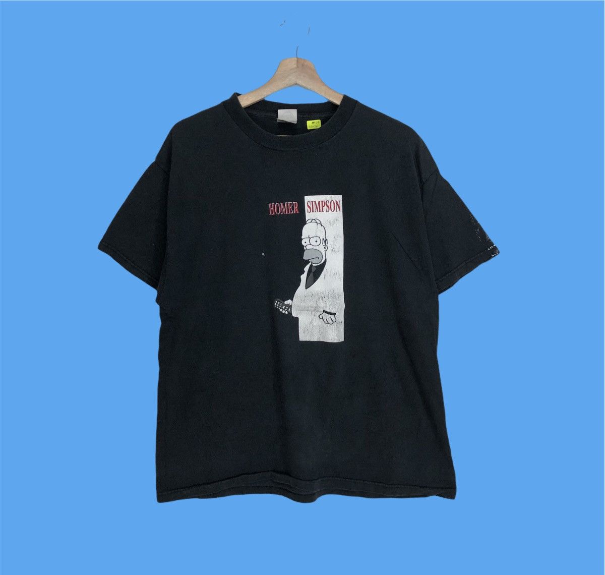 The Simpsons × Vintage Bart Simpson Homer Simpson Scarface Parody T ...