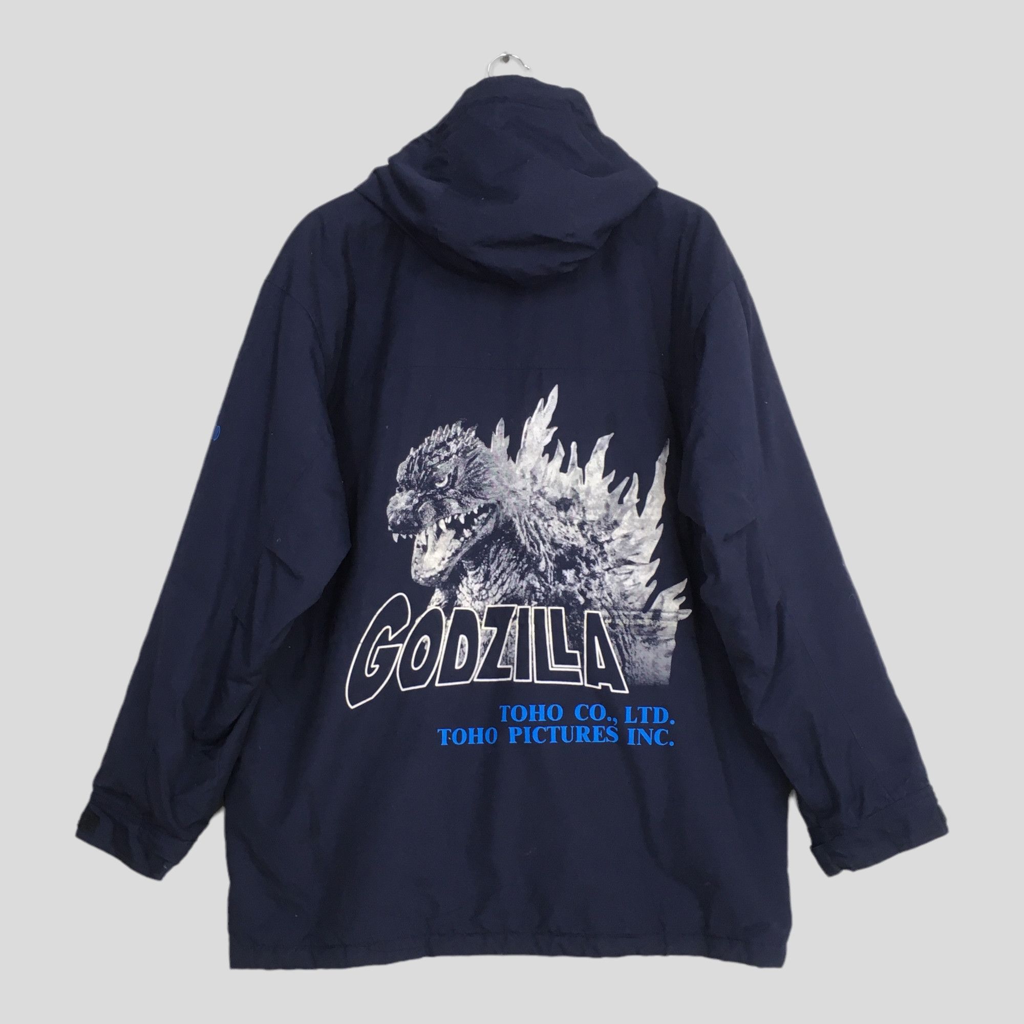 Movie × Streetwear × Vintage Vintage 90s Godzilla Movies Bomber Parka ...