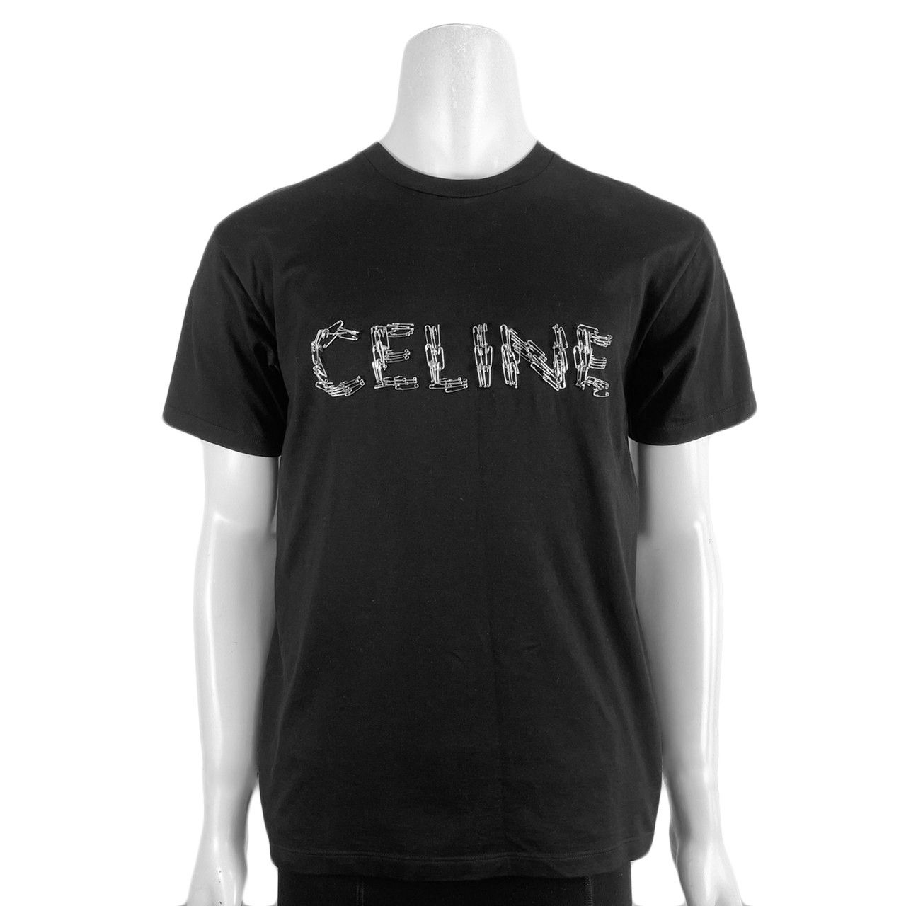 Celine Celine Safety Pin Logo Tee | Grailed