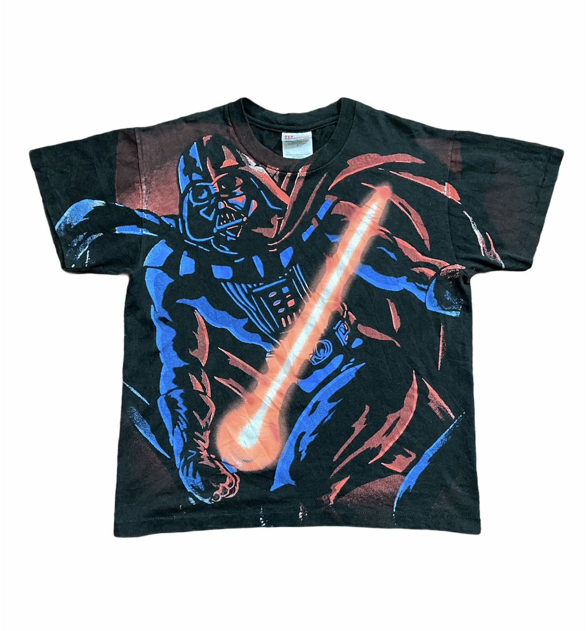 Vintage Vintage 90s Darth Vader All Over Print Tee | Grailed
