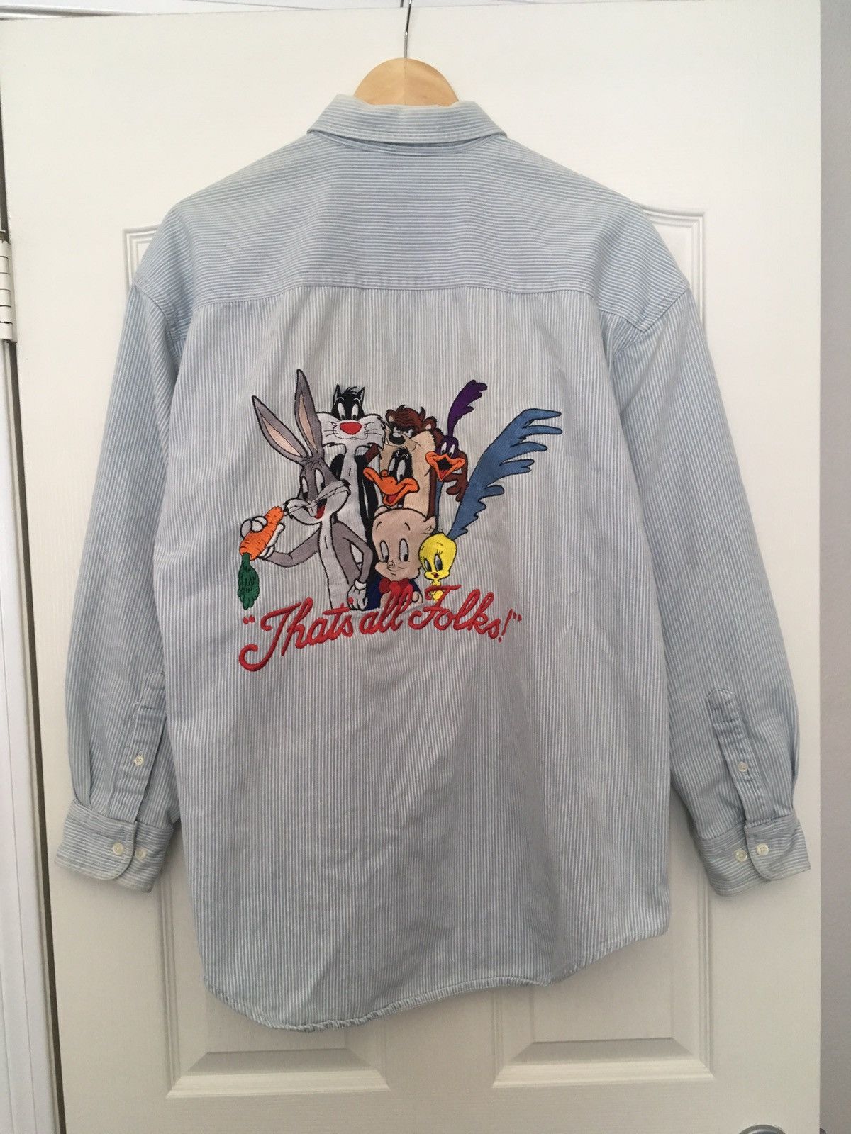 Acme Clothing Vintage Looney Toons Button Up | Grailed