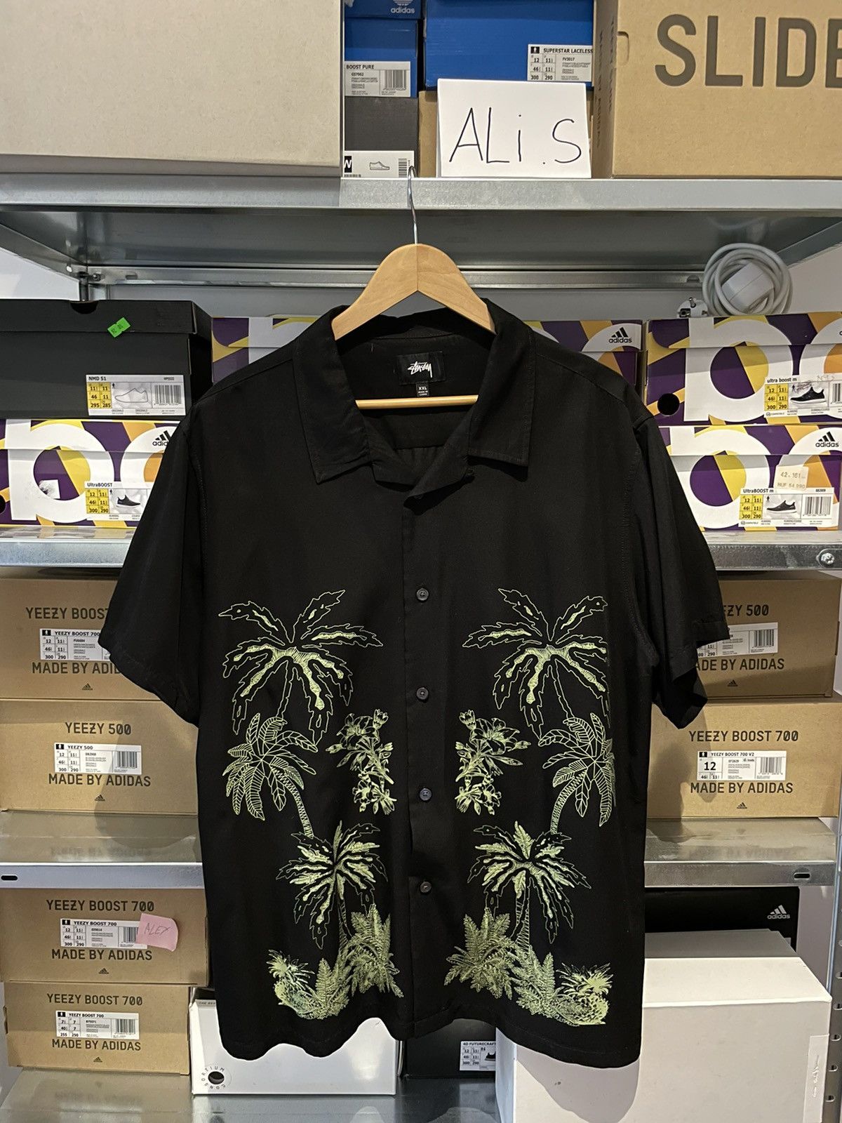Stussy STUSSY PALM TREE SHIRT | Grailed