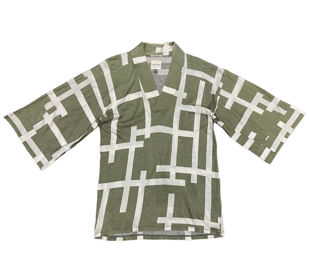 Japanese Brand Rare💥Sou Sou Kyoto Kimono Cut Cotton Shirts | Grailed