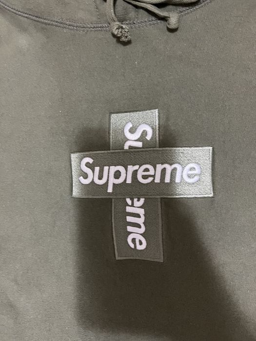 Supreme L Supreme Cross Box Logo Hoodie | Grailed