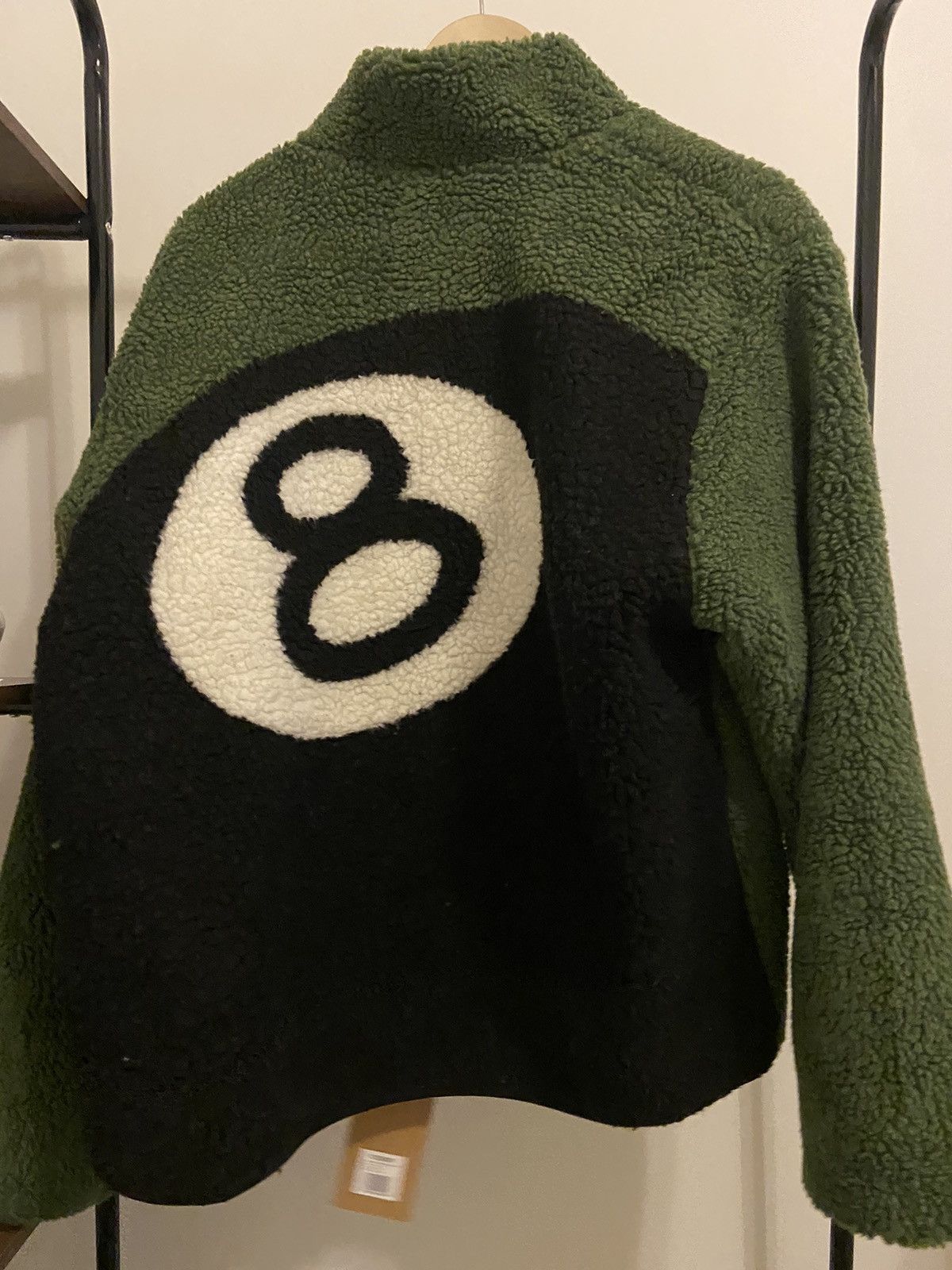 Stussy Reversible Stussy 8 Ball Fleece Sherpa | Grailed