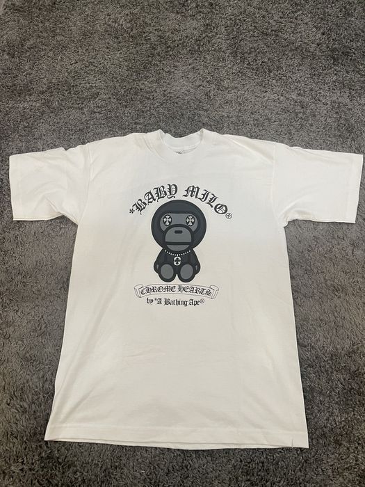 Bape Chrome Hearts Baby Milo Collab Shirt Tee A Bathing Ape | Grailed