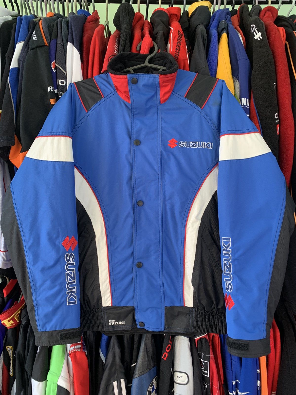 NASCAR × Racing × Vintage VINTAGE 90's SUZUKI TEAM RACING MOTORCYCLE ...