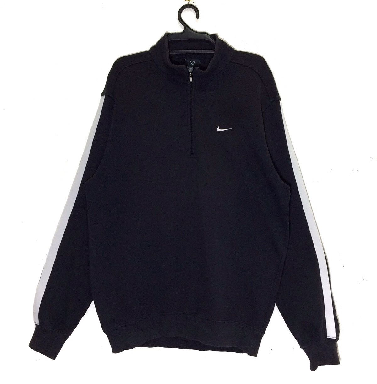Nike Vintage NIKE golf Swoosh Logo Embroidery Half Zipper Jumper | Grailed