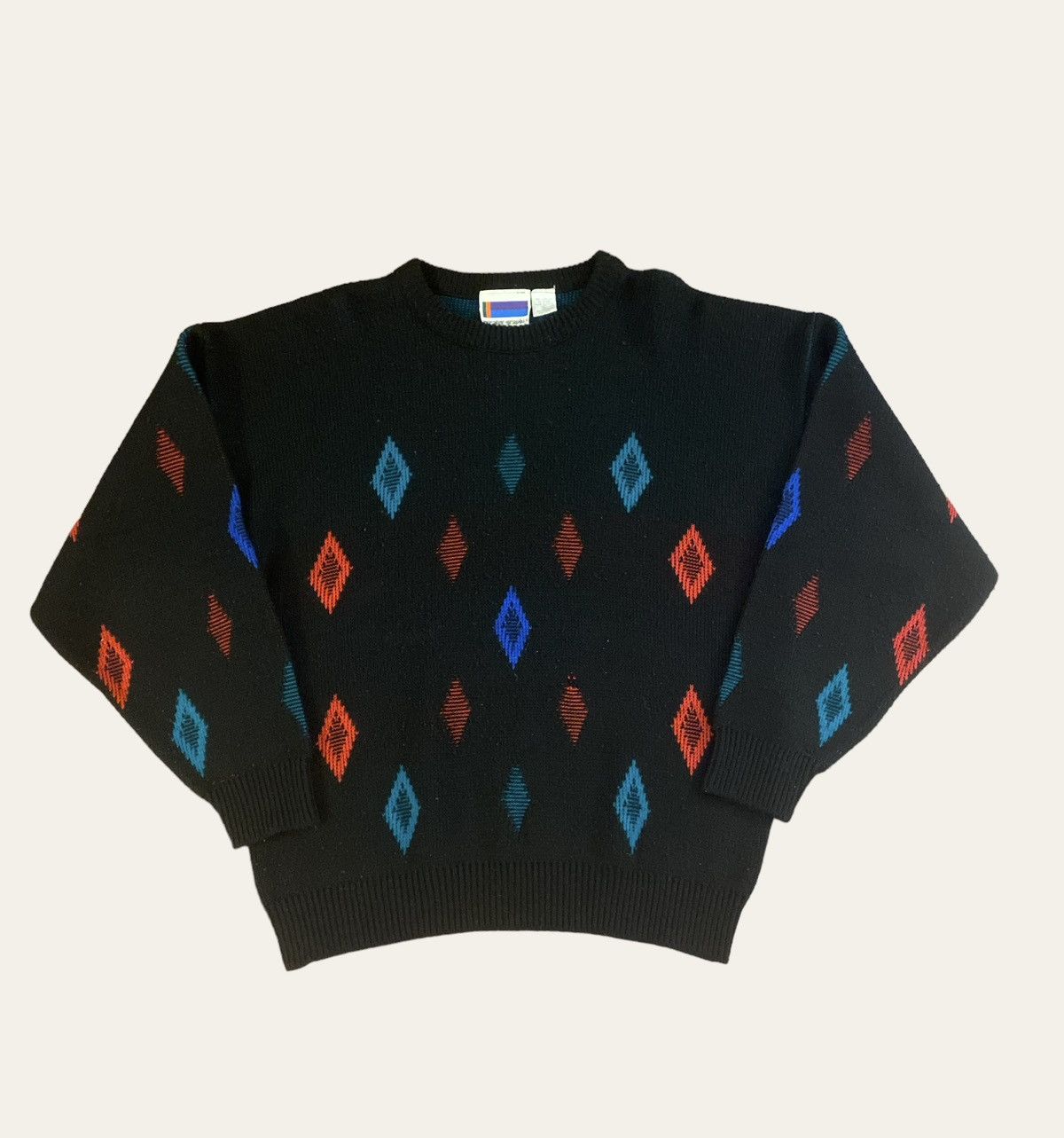 Vintage Vintage 1990s Diamond Pattern Sweater | Grailed