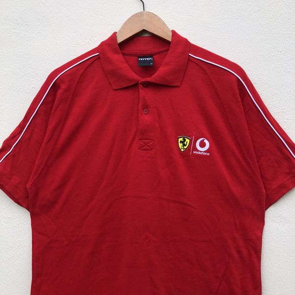 Ferrari FERRARI VODAFONE ORIGINAL MERCHANDISE POLO T-Shirt | Grailed