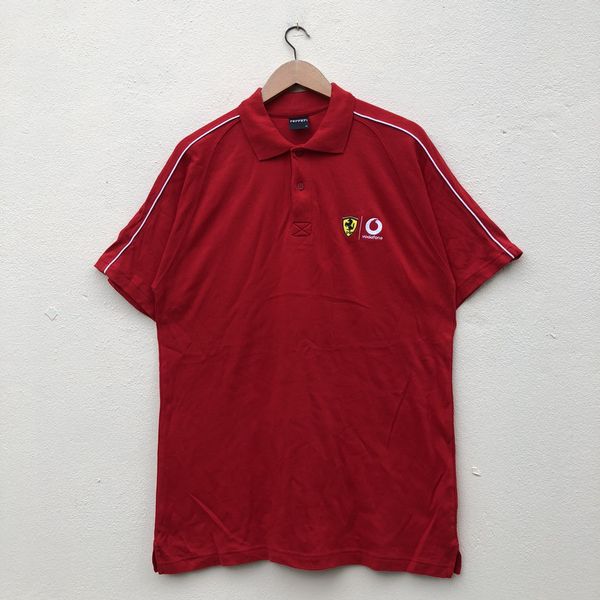 Ferrari FERRARI VODAFONE ORIGINAL MERCHANDISE POLO T-Shirt | Grailed