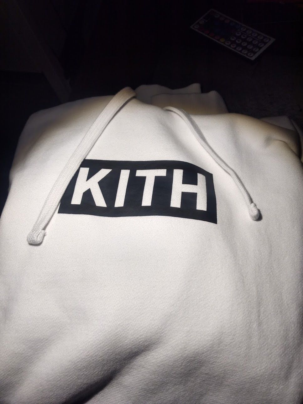 Kith KITH Box Logo Hoodie White | Grailed