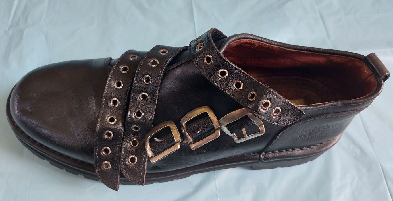 New Rock NEW ROCK gothic buckle low cut derby boots | Grailed