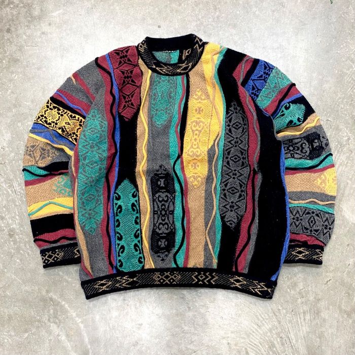 Vintage RARE VTG Coogi Clasic 100% Cashmere Cable Knit Sweater | Grailed
