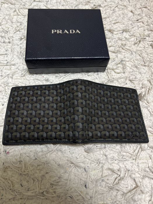 Prada vintage Rare Prada Monogram wallet | Grailed
