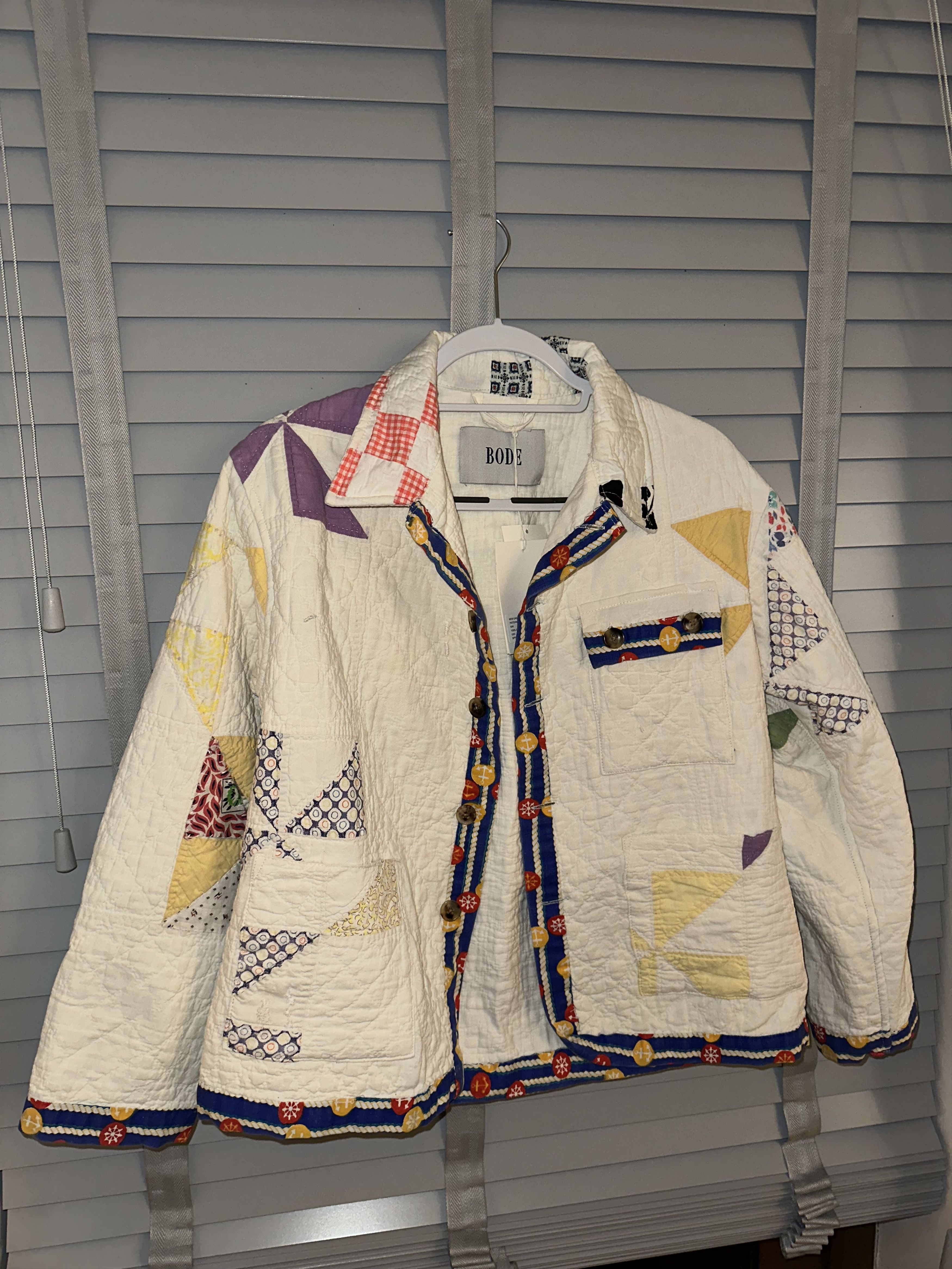Bode Bode Patchwork Quilt Workwear Jacket S/M | Grailed