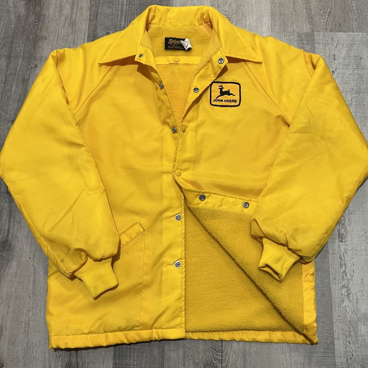 John Deere × Swingster × Vintage VTG Swingster Yellow JOHN DEERE 70s ...