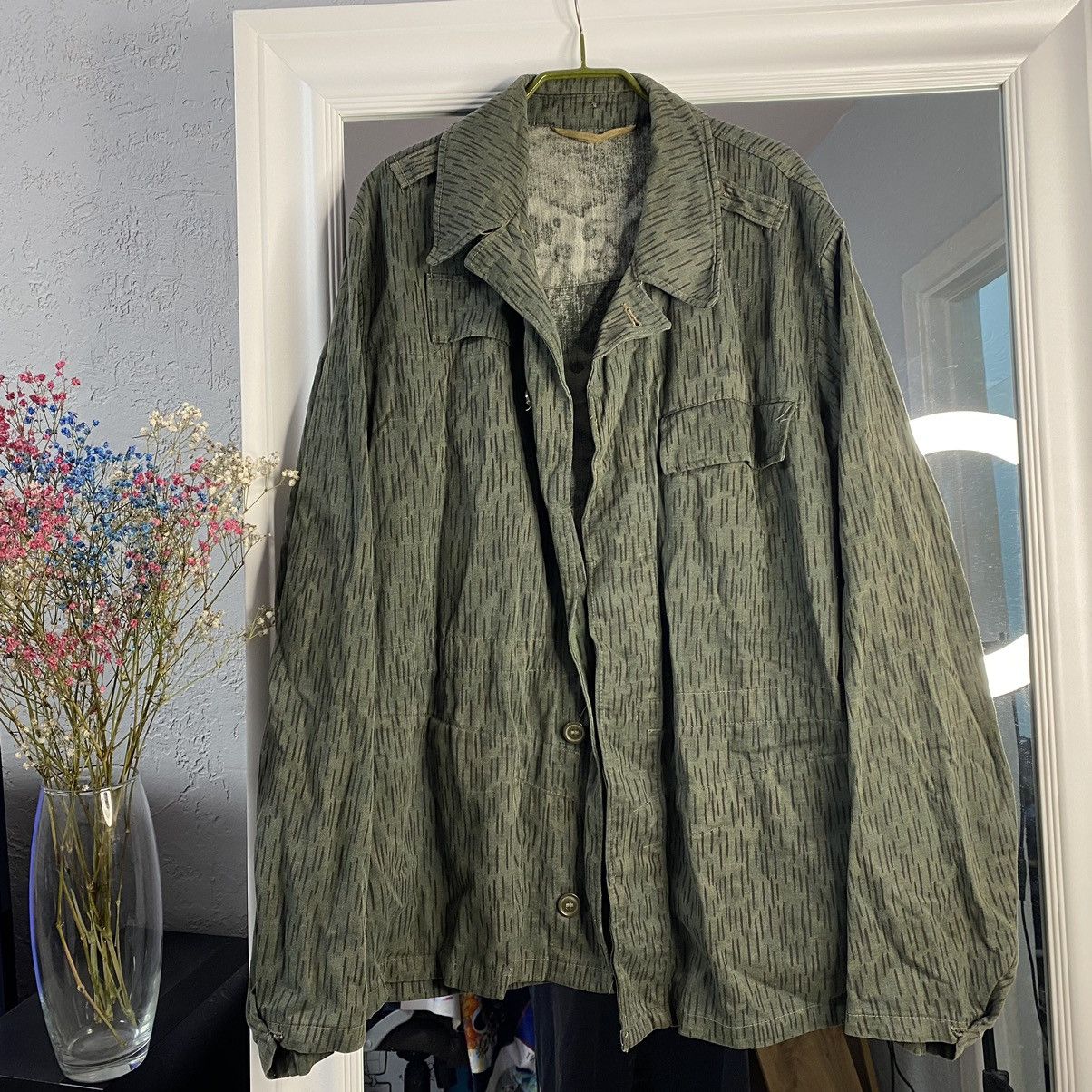 Vintage RARE 80s MILITARY MULTIPOCKET ARMY CAMO HEAVY JACKET | Grailed
