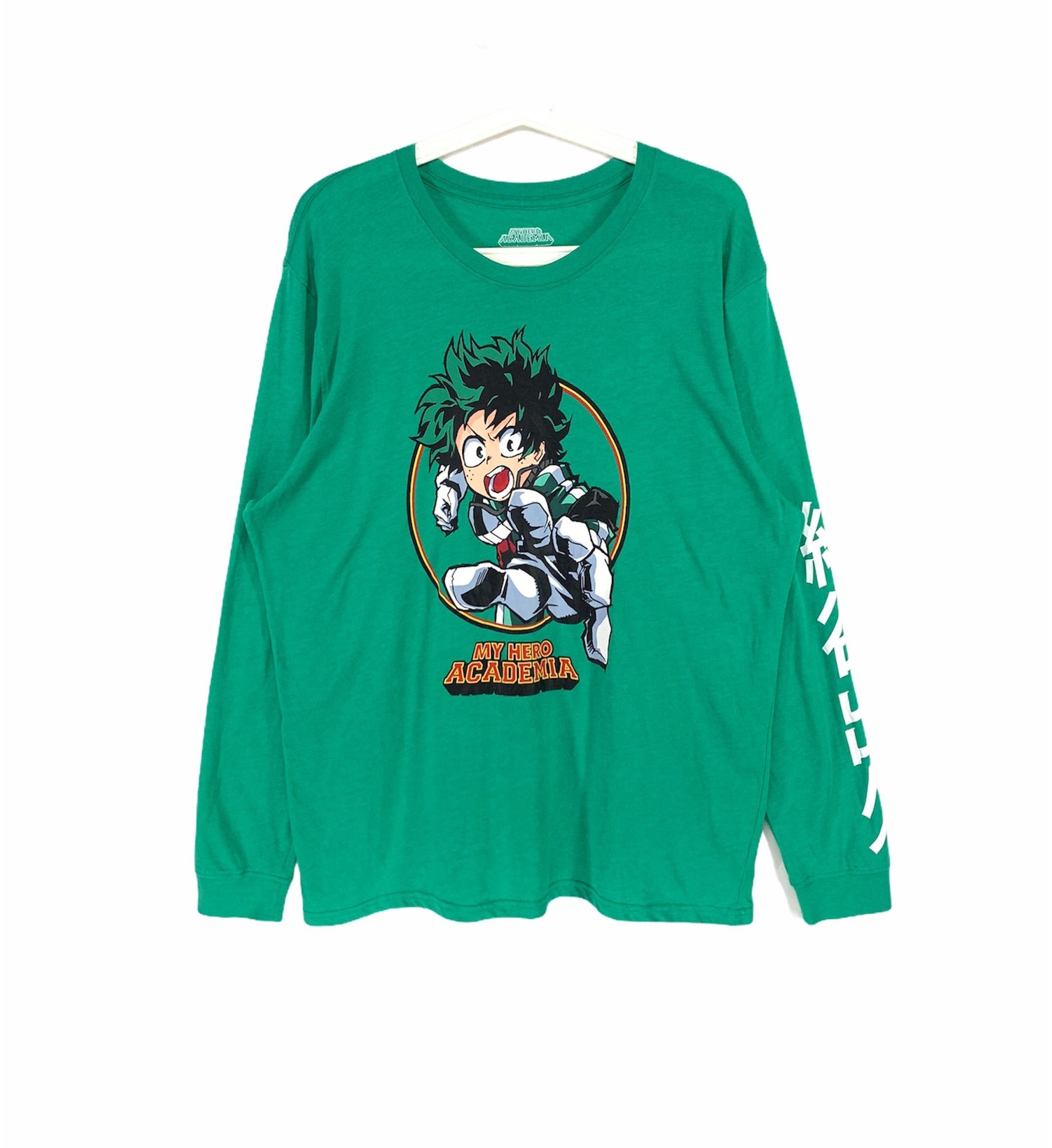 Vintage My hero academia Deku go beyond plus ultra LS shirt | Grailed