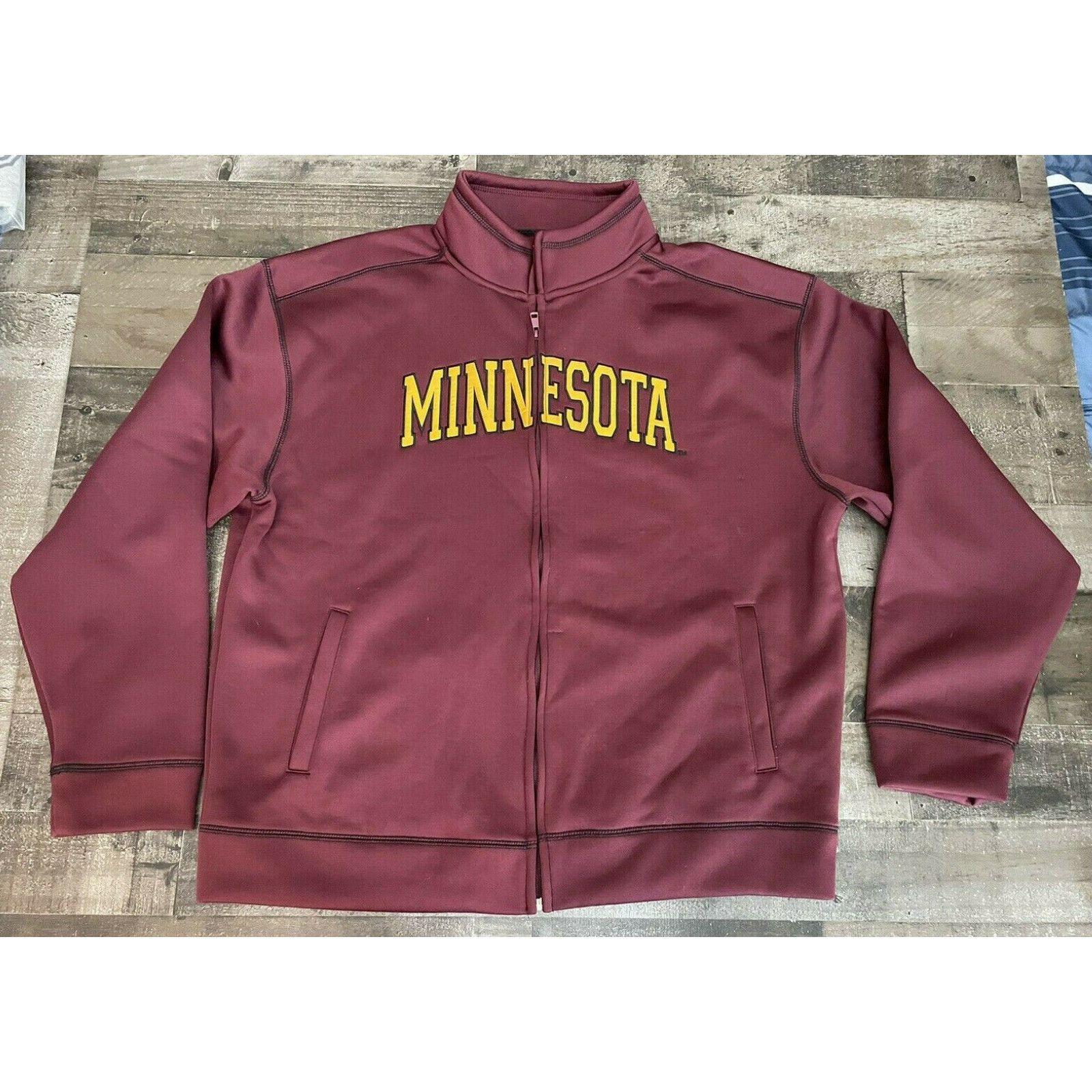 Vintage MINNESOTA GOPHERS CAMPUS DRIVE Embroidered Logo Heavy Full Zip ...