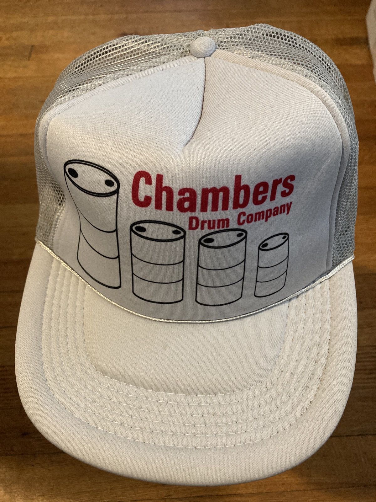Vintage Chambers Drum Company Snapback Trucker Vintage Hat Cap mesh ...