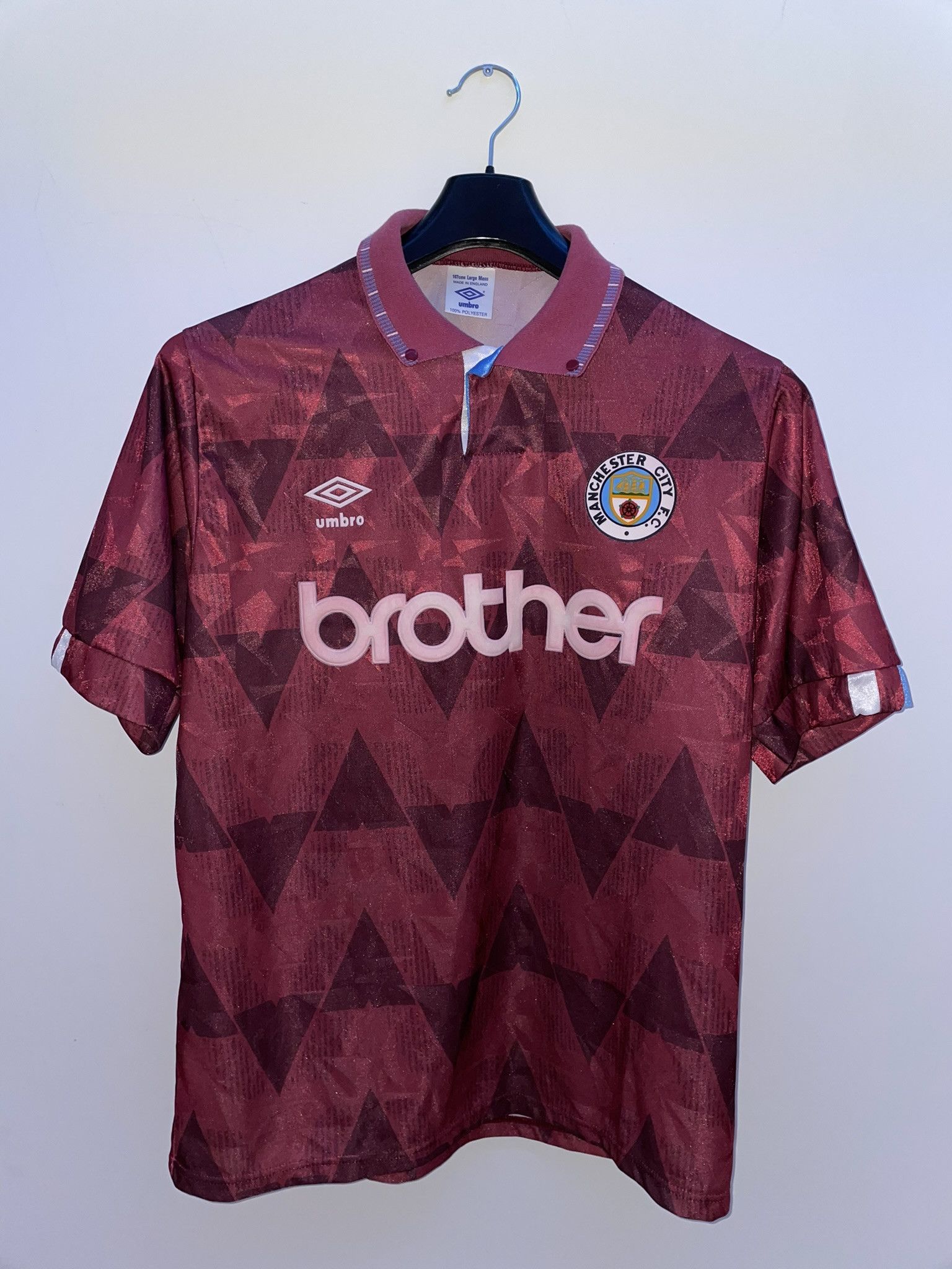 Umbro Retro Manchester City 1990-1992 Away Shirt | Grailed