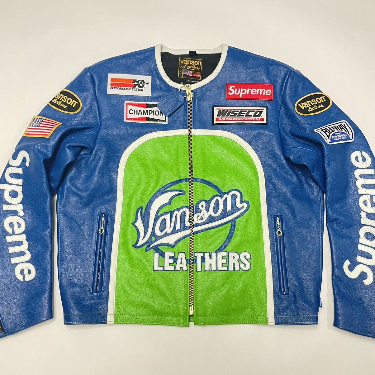 Supreme × Vanson Leathers Supreme x Vanson Leather Jacket (S/S17) | Grailed