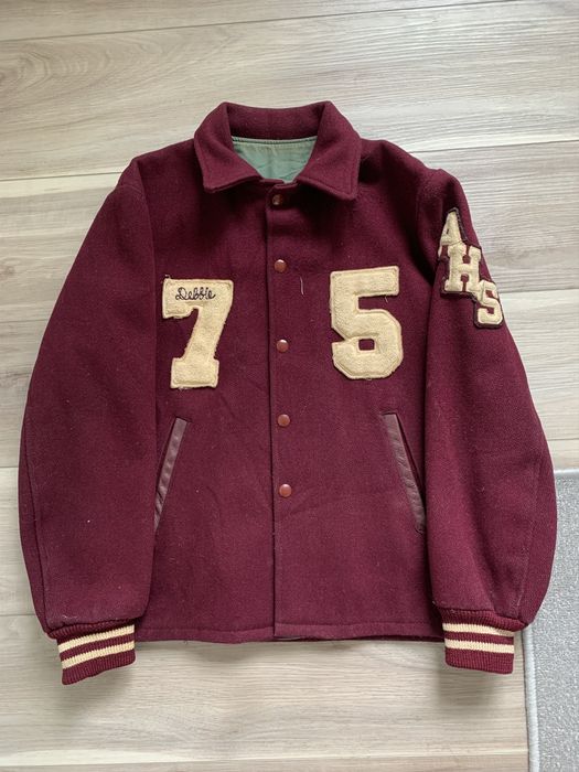 Vintage 1975 WOOL VARSITY JACKET / EMBROIDERED PATCHES | Grailed