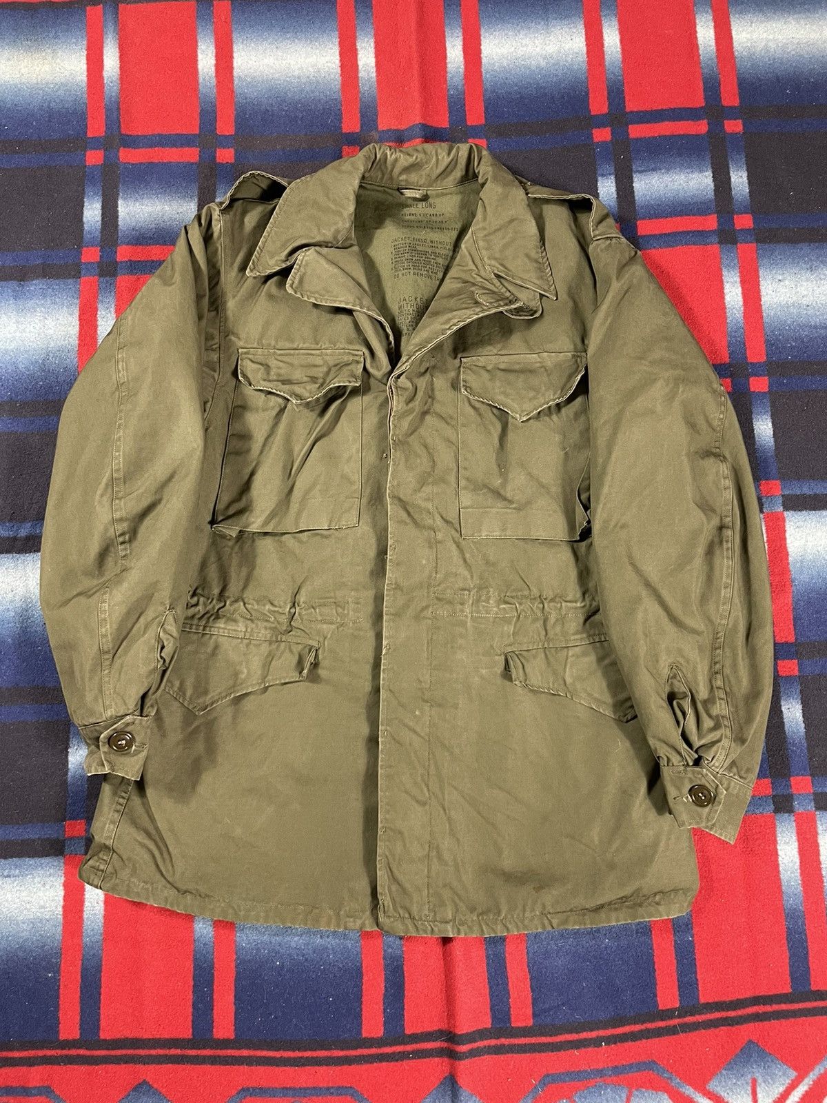 Vintage Vintage 50s US Army M1950 Field Jacket Without Liner Korea ...